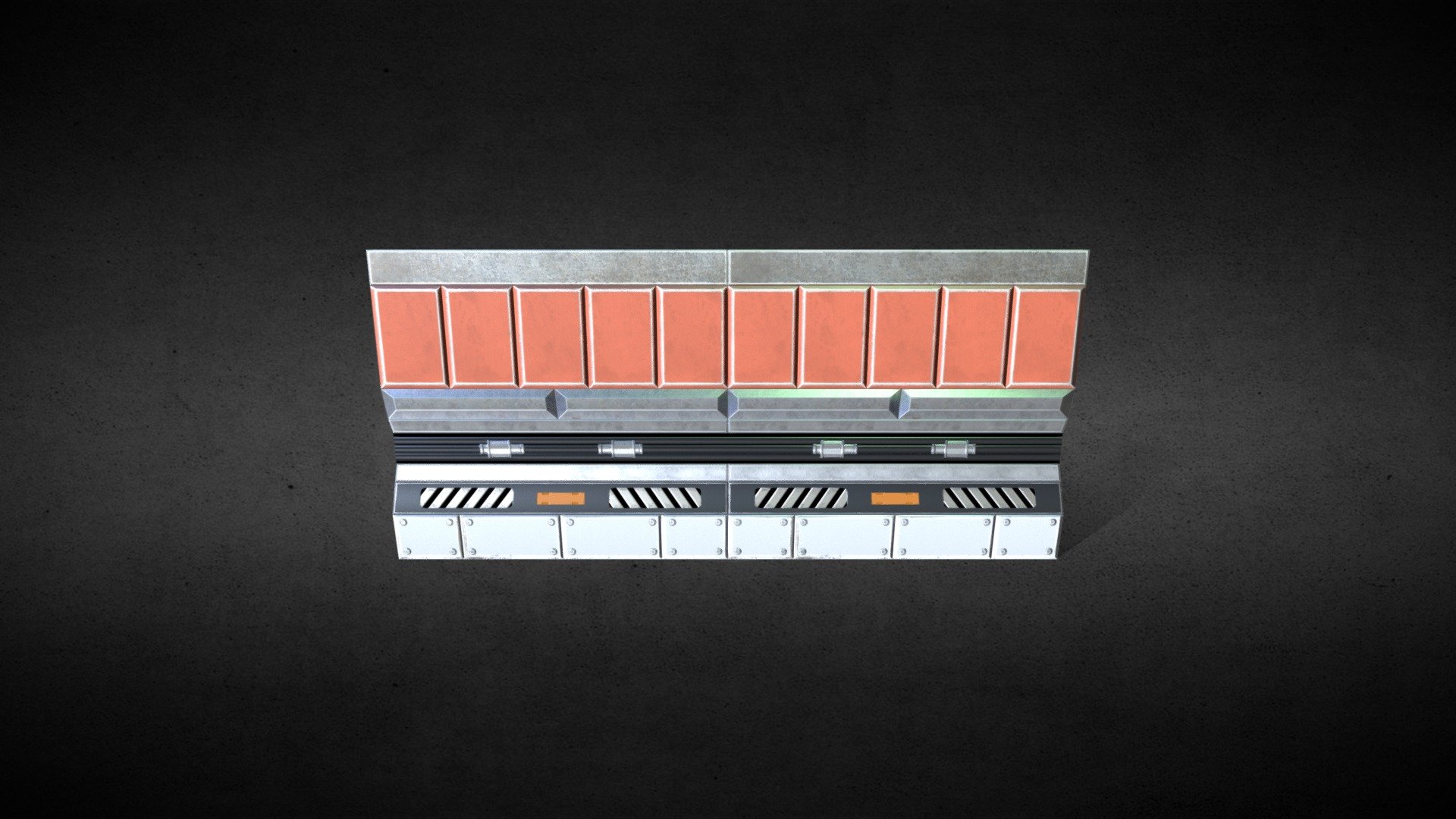 Modular Wall - 3D model by FROS7Y [8c1ebce] - Sketchfab