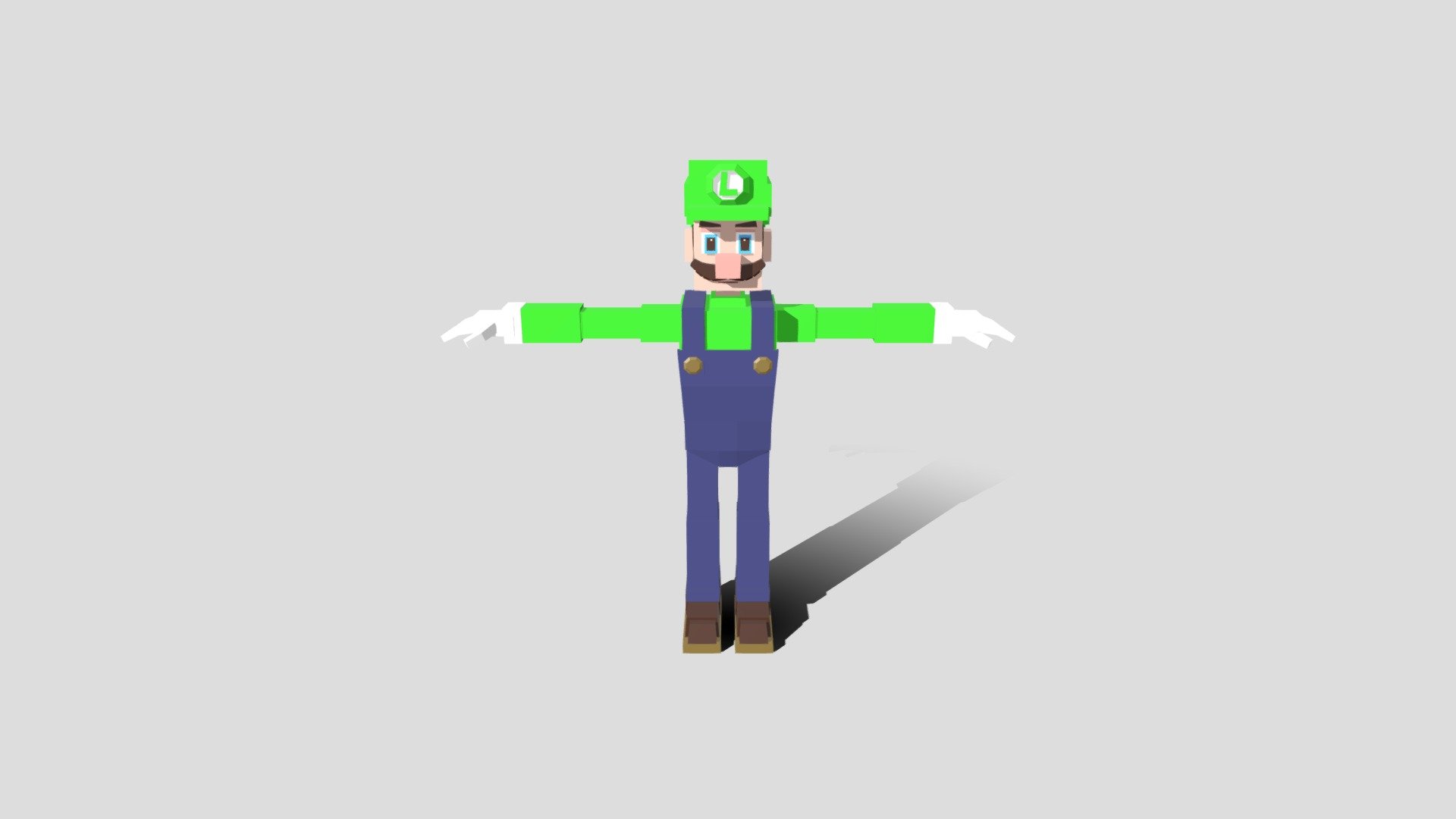 Box_charactor-Luigi - 3D model by sandians [8c1ebf3] - Sketchfab