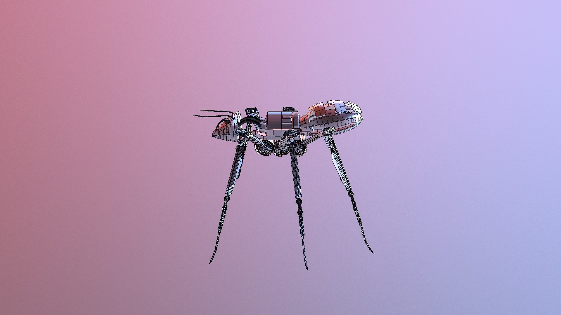 Ant Robot - 3D model by prasanth_iyyappan [8c1fc99] - Sketchfab