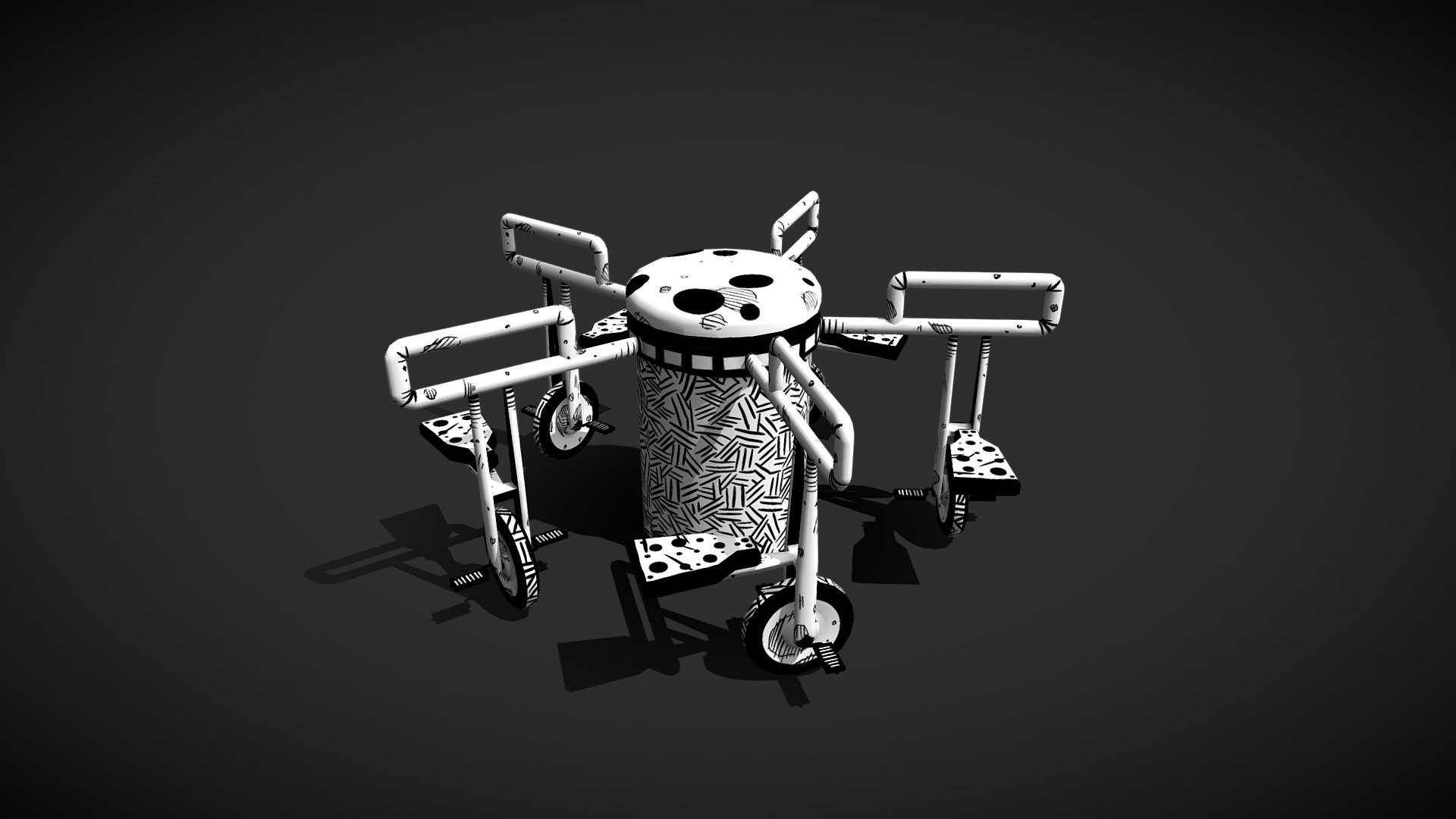 3D Inktober 2019 Day24: Dizzy - Download Free 3D model by Pat Sipes ...