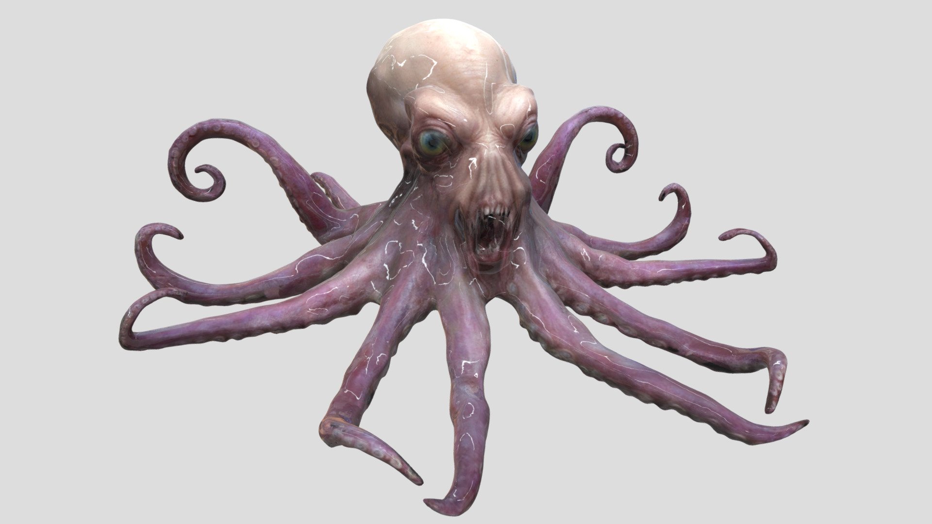 Thalassor - monster octopus - Download Free 3D model by Brian Trepanier ...