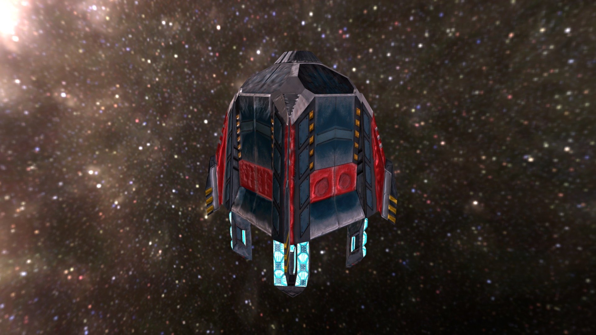 Nave spaceship - 3D model by JONATAN008 [8c20fed] - Sketchfab
