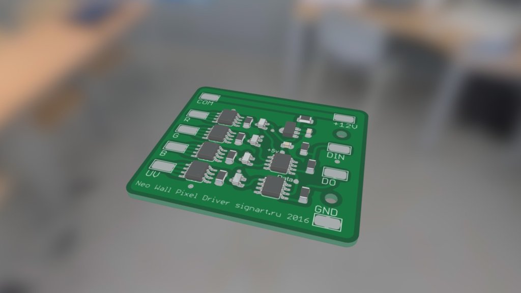 Neo Wall Pixel Driver - 3D model by Grindel [8c218bb] - Sketchfab