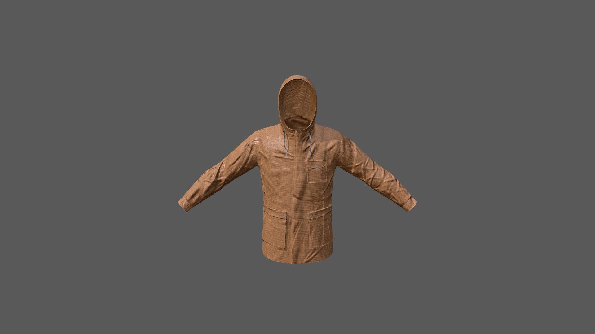 Rain Jacket - 3D model by David_Freckleton [8c21fec] - Sketchfab