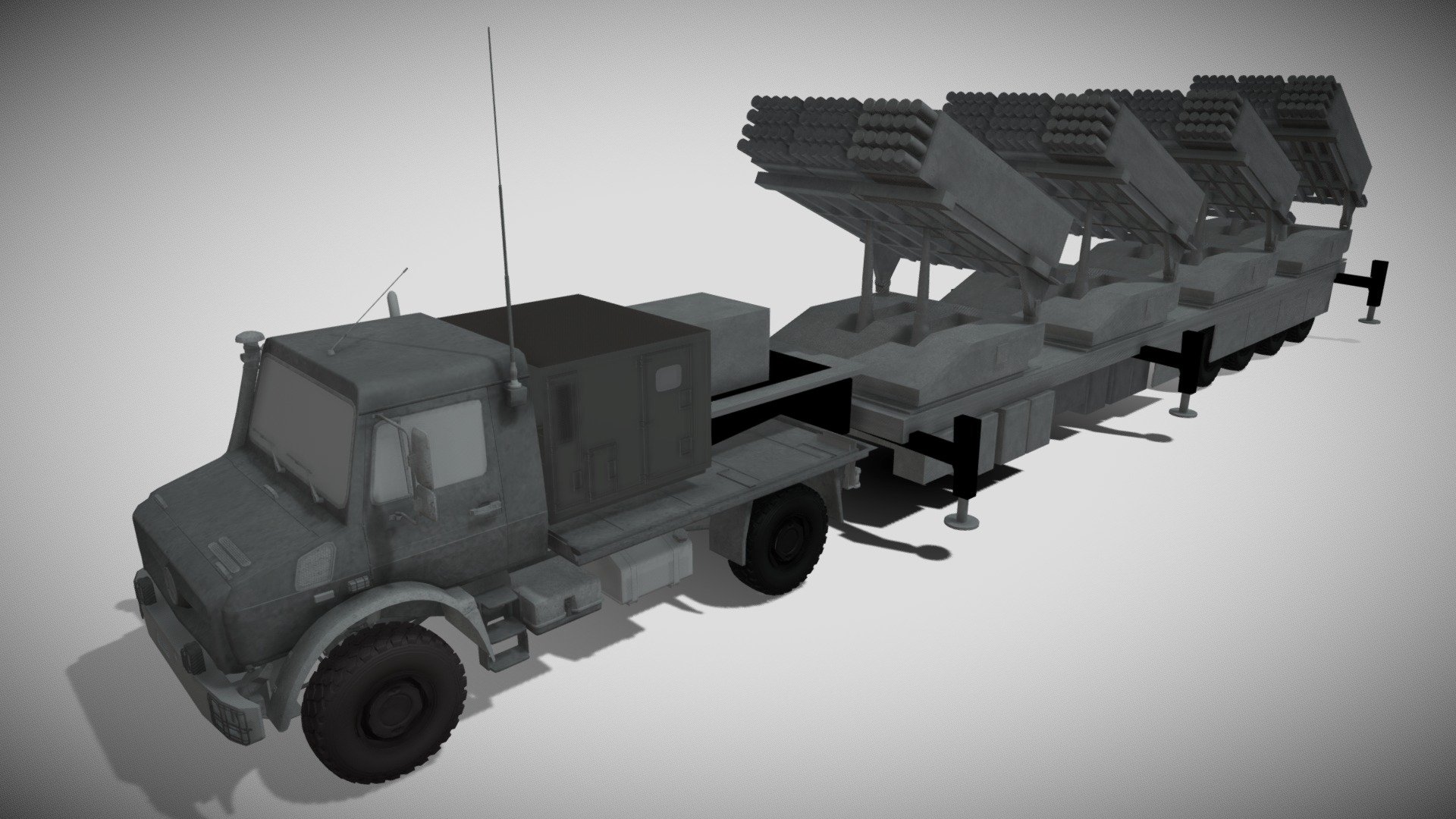 Jobaria Defense Systems Multiple Cradle Launcher - 3D model by ...
