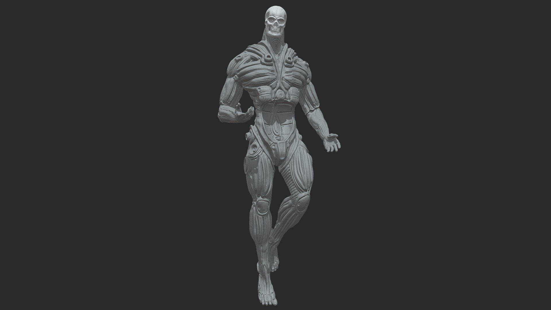 Cyborg sculpt - 3D model by Juoda [8c228d6] - Sketchfab
