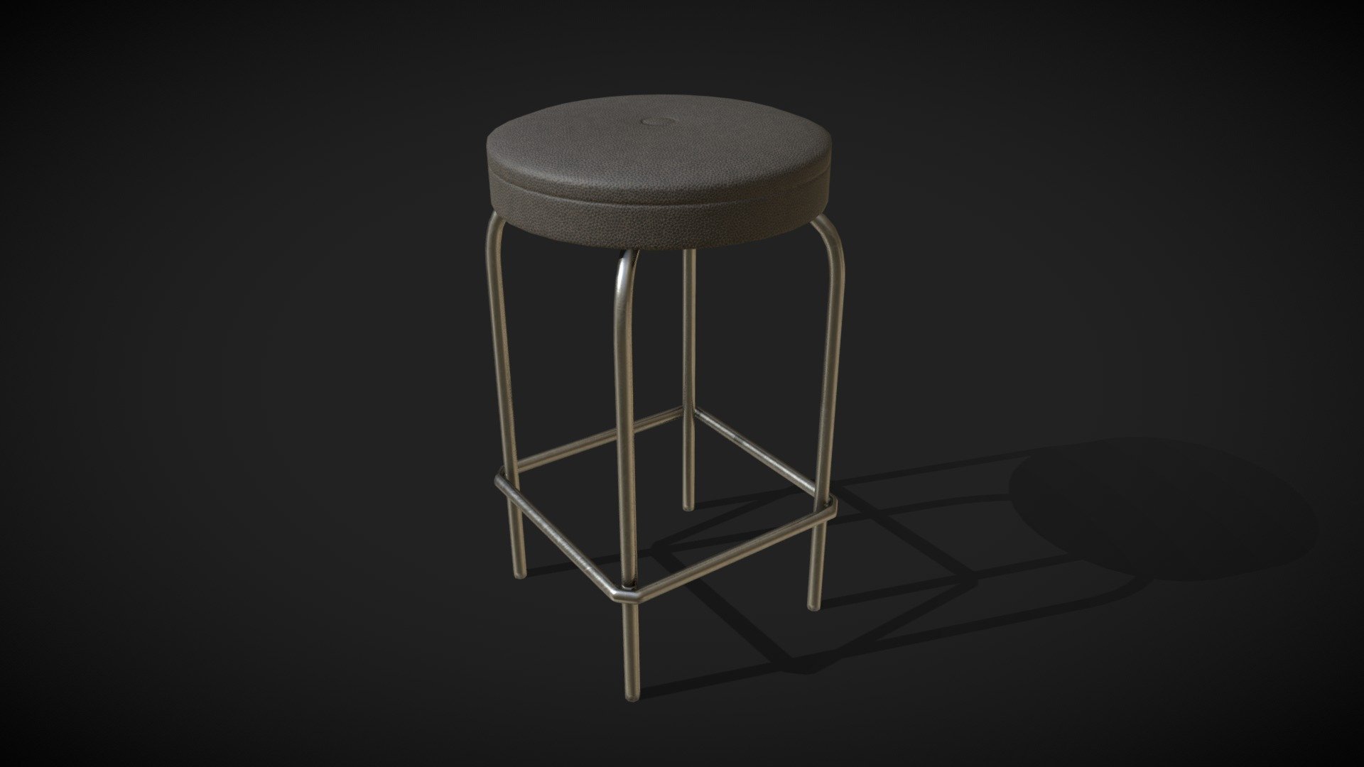 Stool Lowpoly - Buy Royalty Free 3D model by tamminen [8c25701] - Sketchfab Store