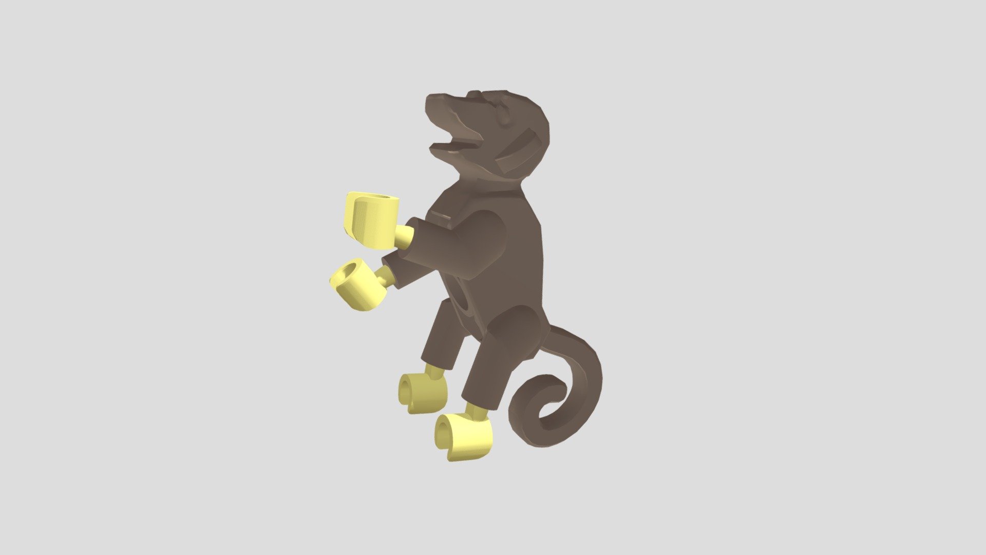 Lego monkey - Download Free 3D model by mrsatan1337 [8c25d89] - Sketchfab