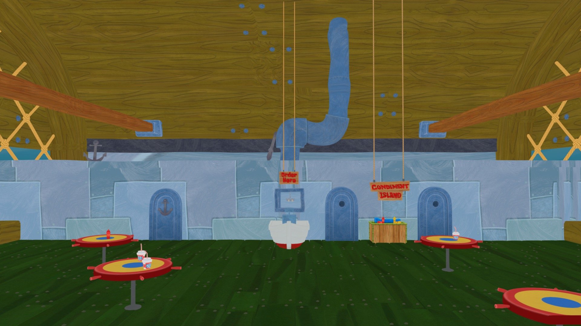 SBFBBR - The Krusty Krab - Download Free 3D model by SMF Features ...