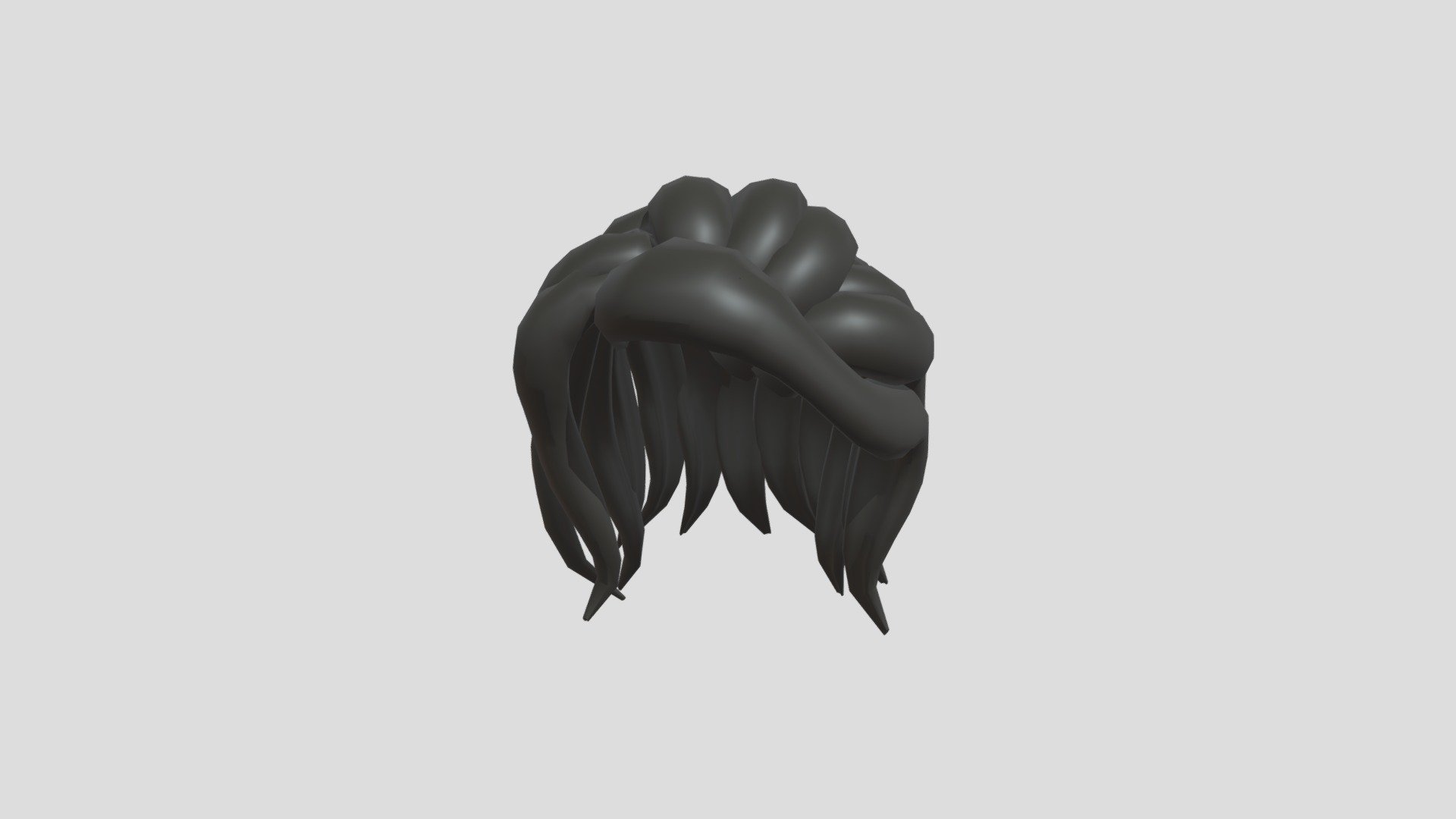 Hair_Black-kenji - Download Free 3D model by sakuramoto [8c27cf3 ...