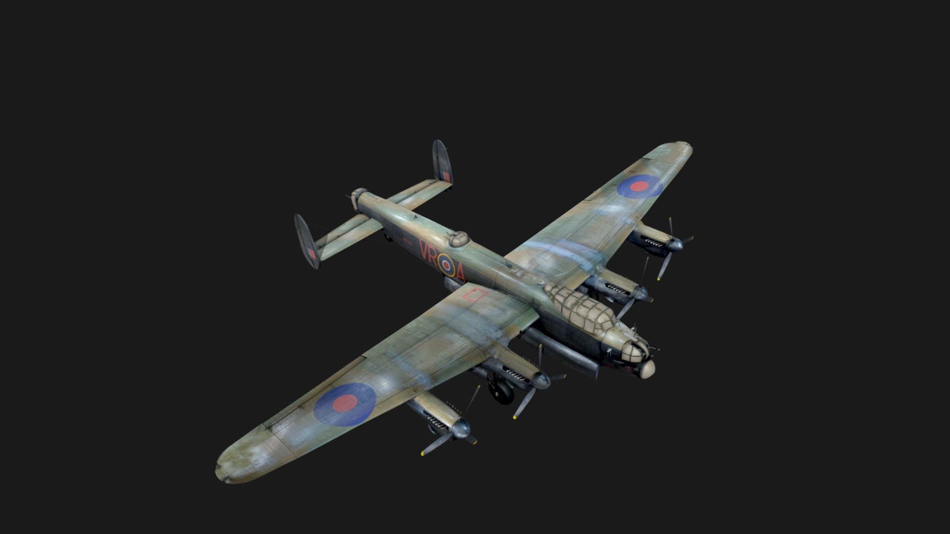Canadian WWII Avro Lancaster Aircraft - 3D model by Parallel World Labs ...