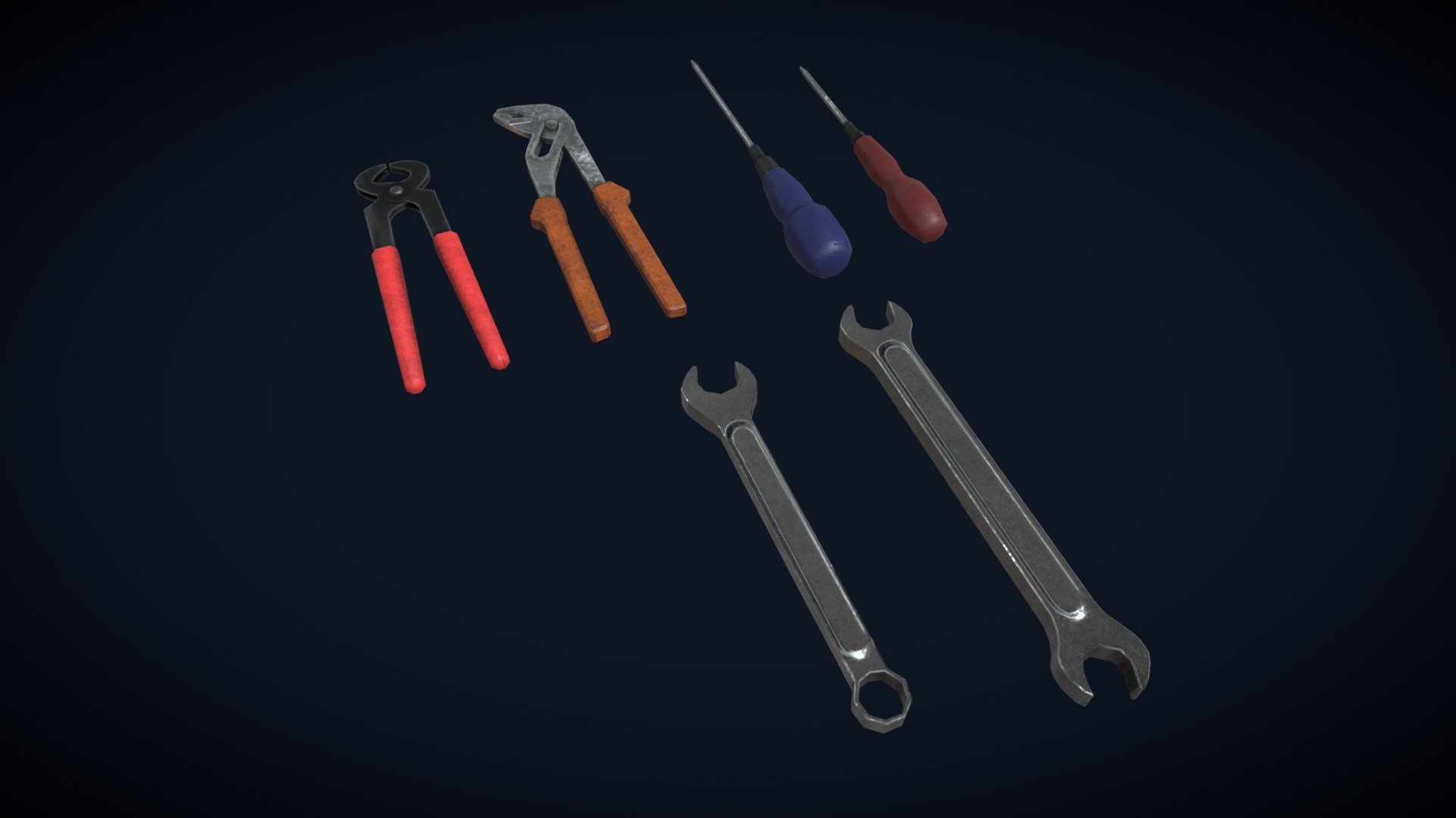 Tools pack 2 - Download Free 3D model by Jusai (@nurbolnygmanov ...