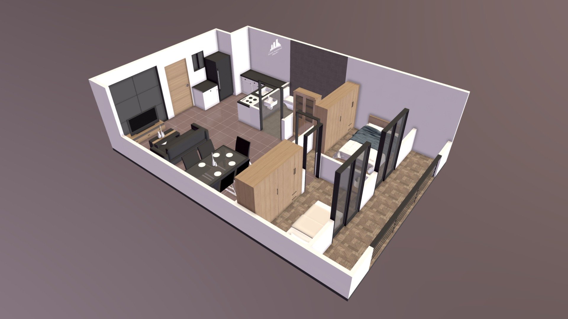 DMCI - Satori Residences 2BR C Inner - 3D model by signetproperties ...
