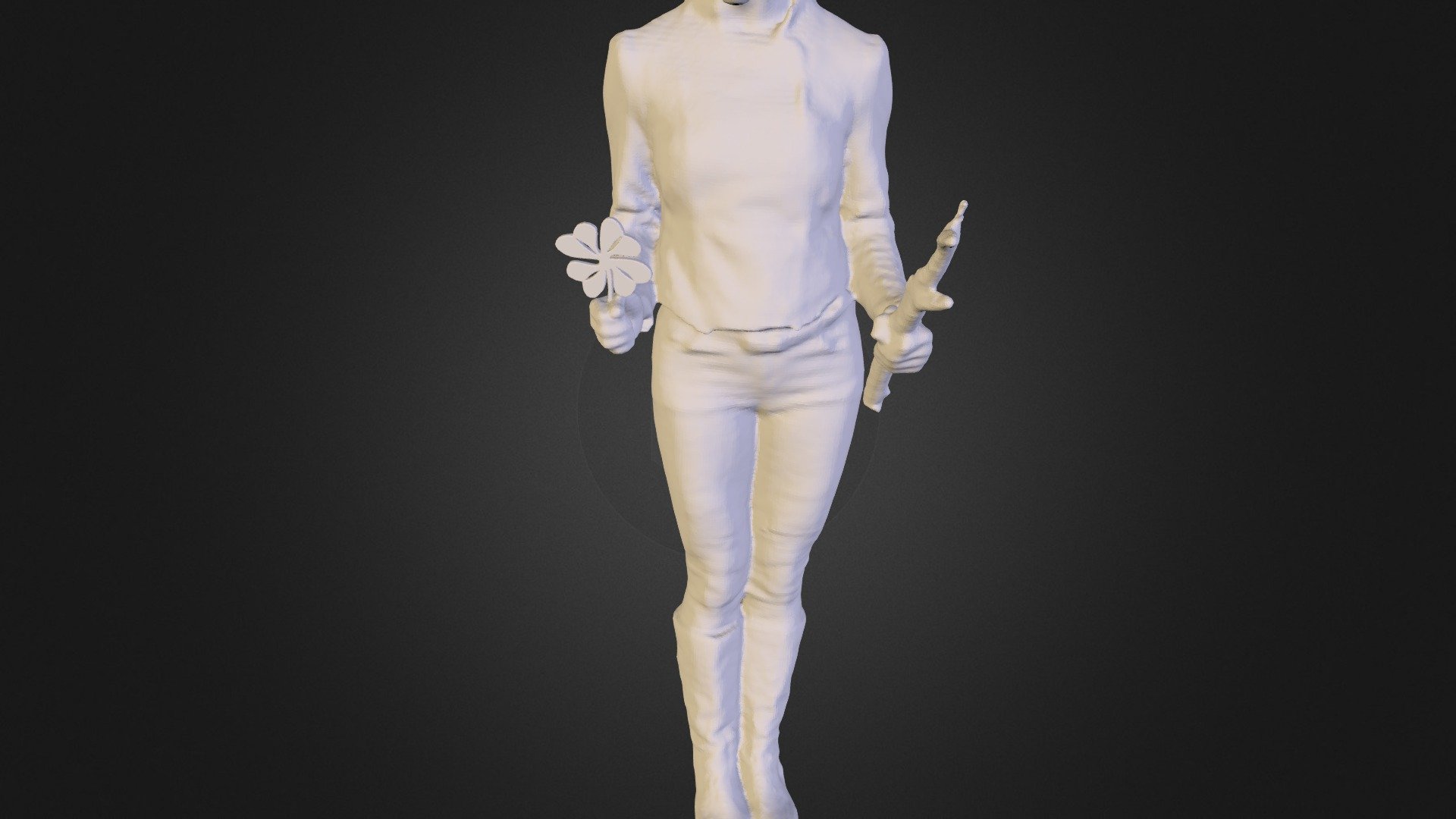 Scan1 Girl With Stick - 3D model by getcloned [8c2944f] - Sketchfab