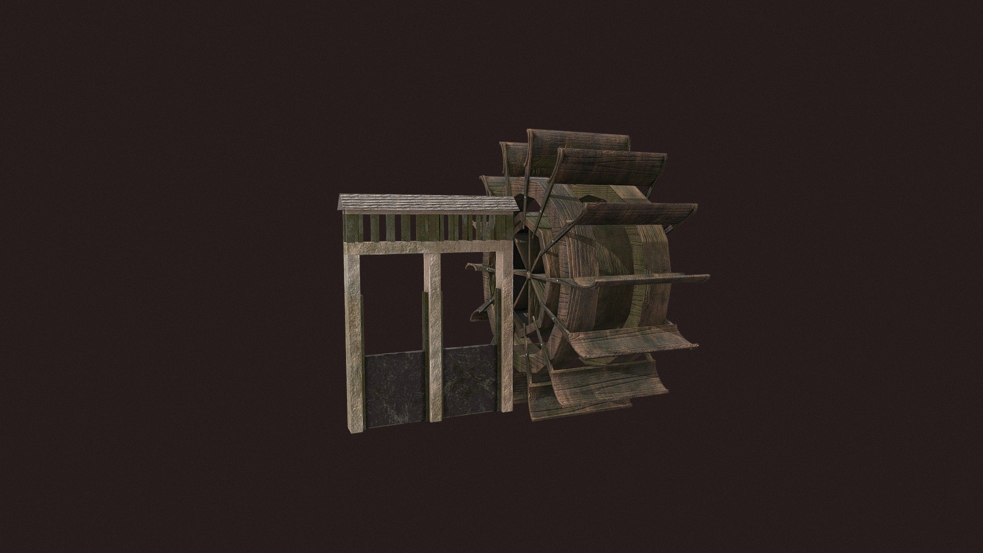 Water Gate - 3D model by willhelmmaria [8c297bf] - Sketchfab