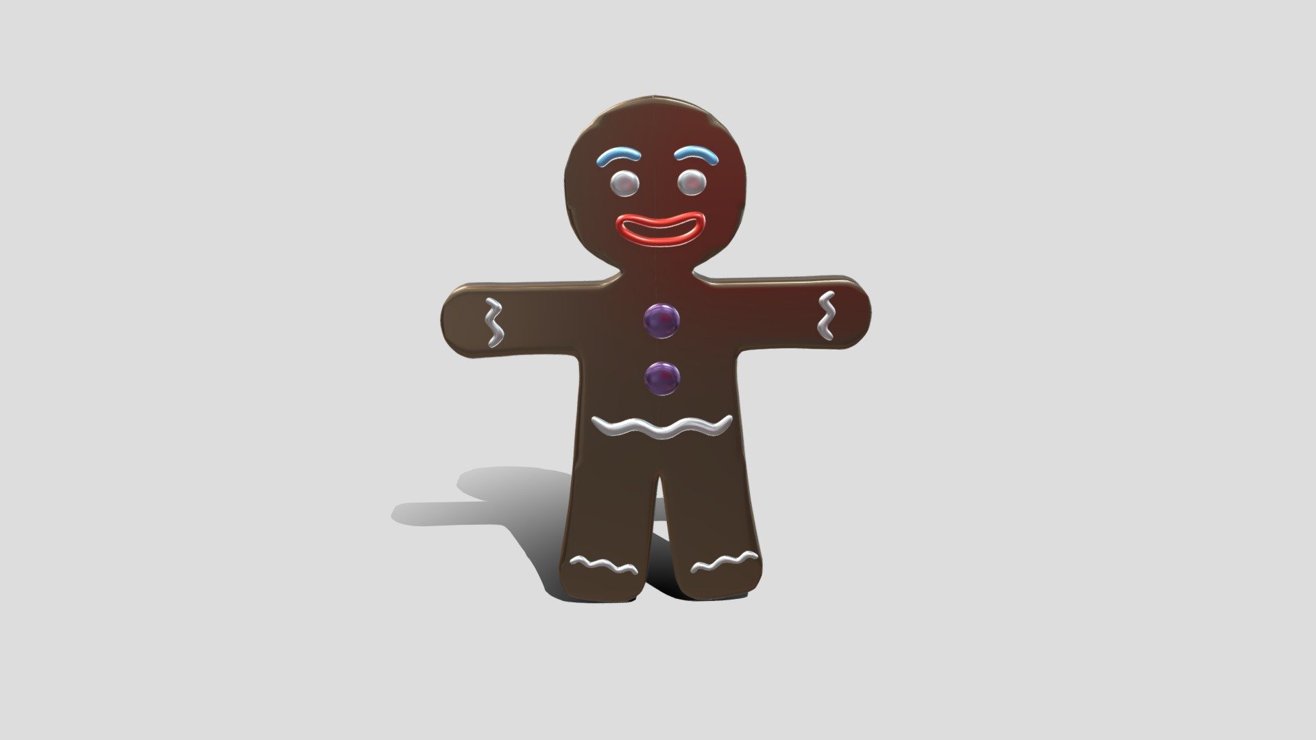 Gingerbread_man - Download Free 3D model by MarkJChairezJr ...