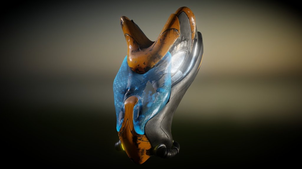 Alien Mask - 3D model by gmp1993 [8c2b95a] - Sketchfab