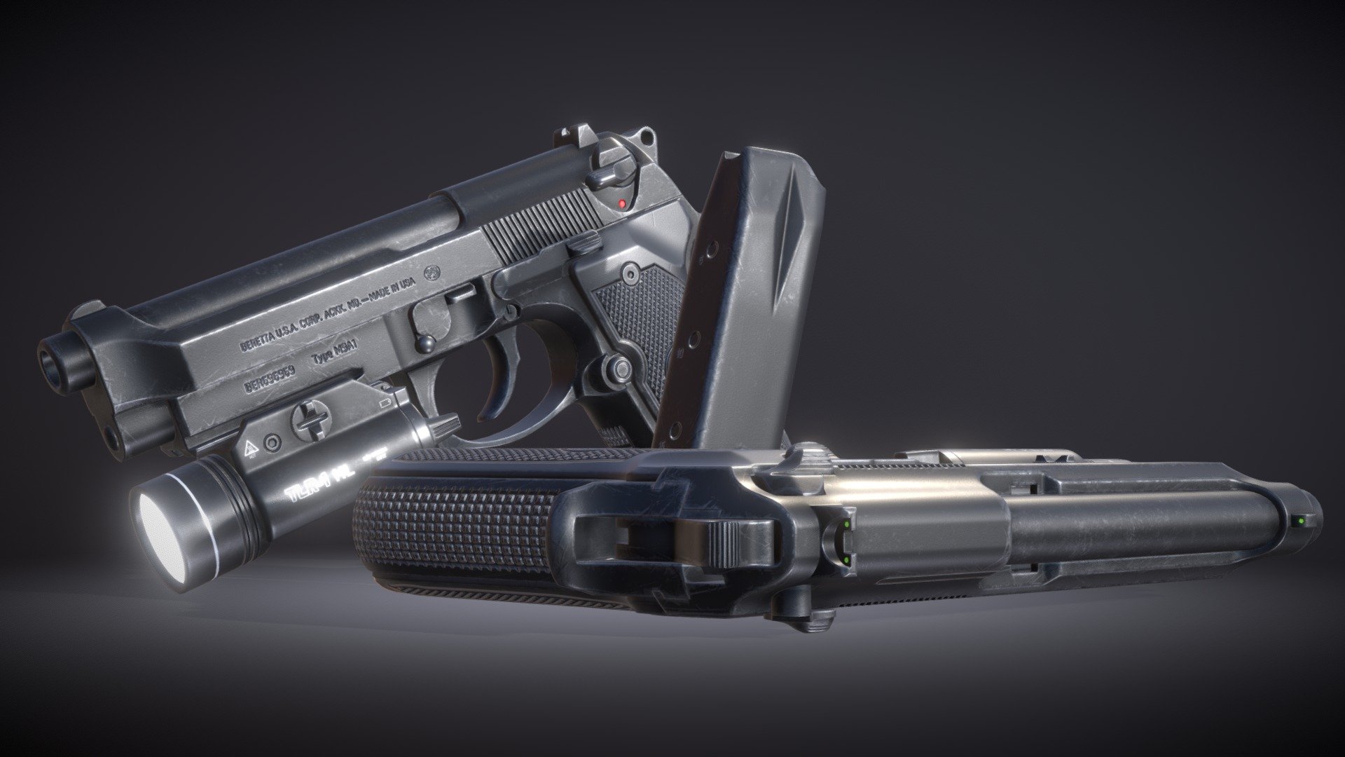 M9A1 - 3D model by Bakr Alrawi (@IqCube) [8c2c58d] - Sketchfab