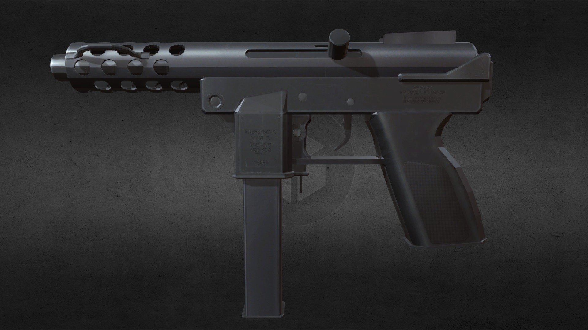 Tec-9 - Download Free 3D model by Homeless_Models (@hl_models) [8c2c89d ...
