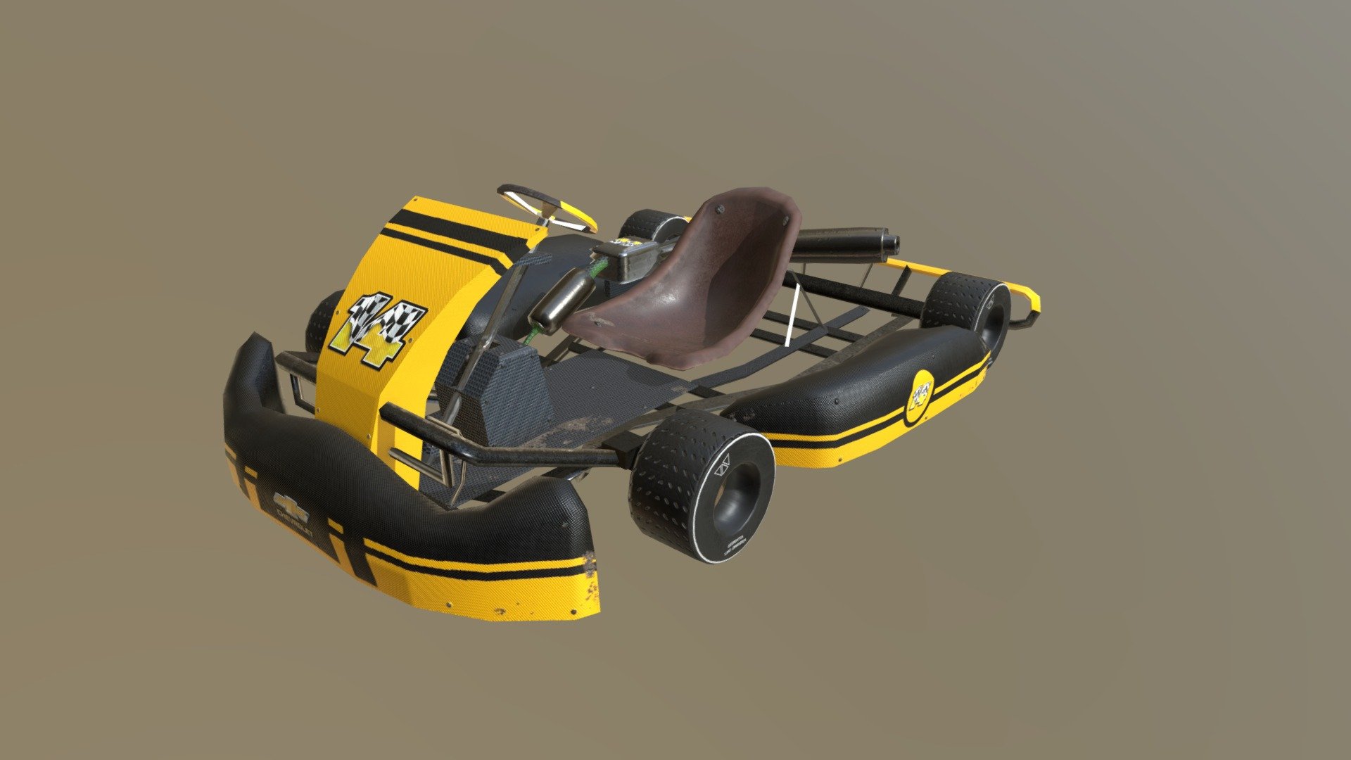 Go Kart - 3D model by Mayantique [8c2cb2e] - Sketchfab
