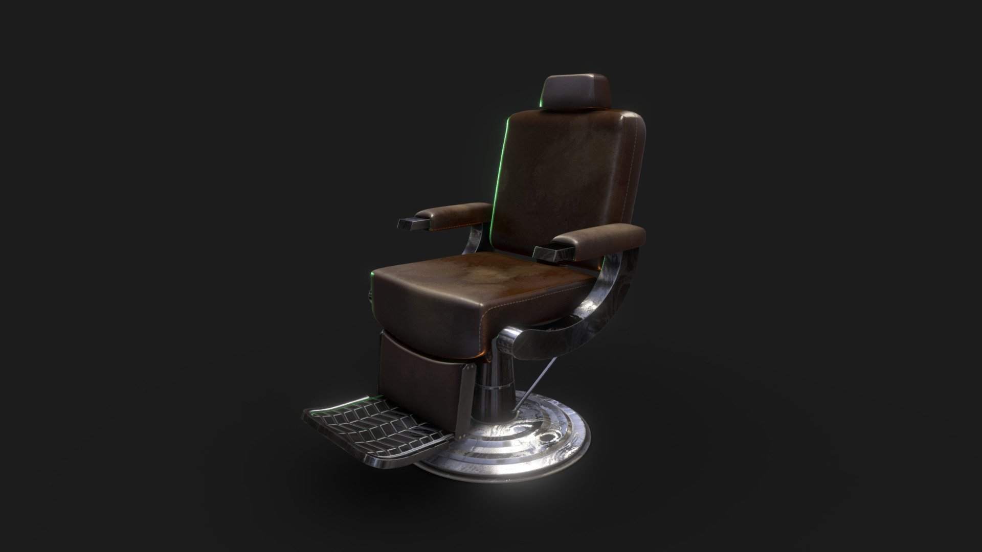 Barber Chair - 3D model by Adam.White [8c2f71d] - Sketchfab