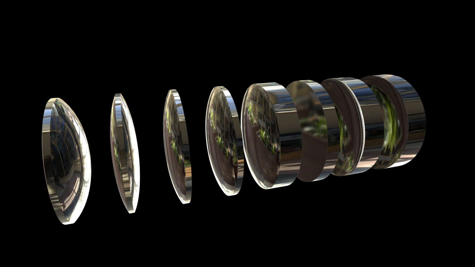 Simple optical lenses - Buy Royalty Free 3D model by FrancescoMilanese [8c2f9d8] - Sketchfab Store