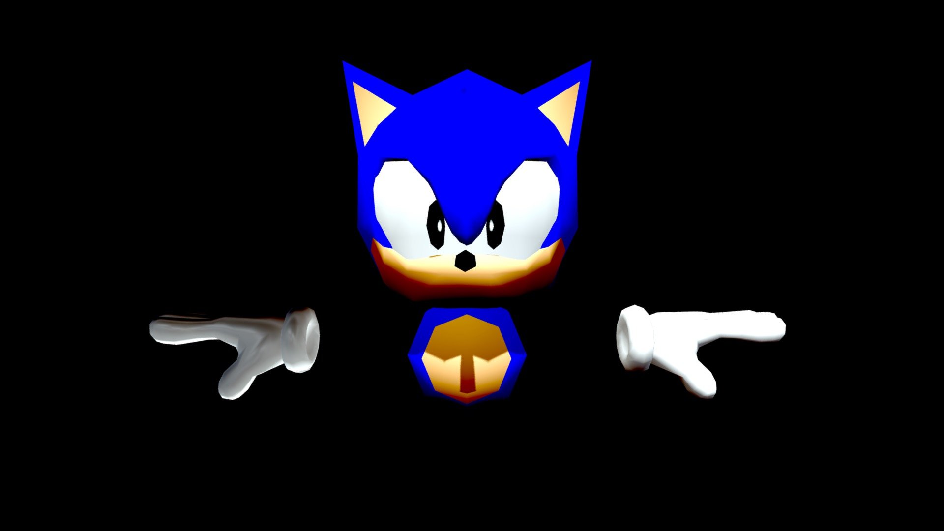 Sonic but only hands - Download Free 3D model by JadeandPals [8c3005a ...