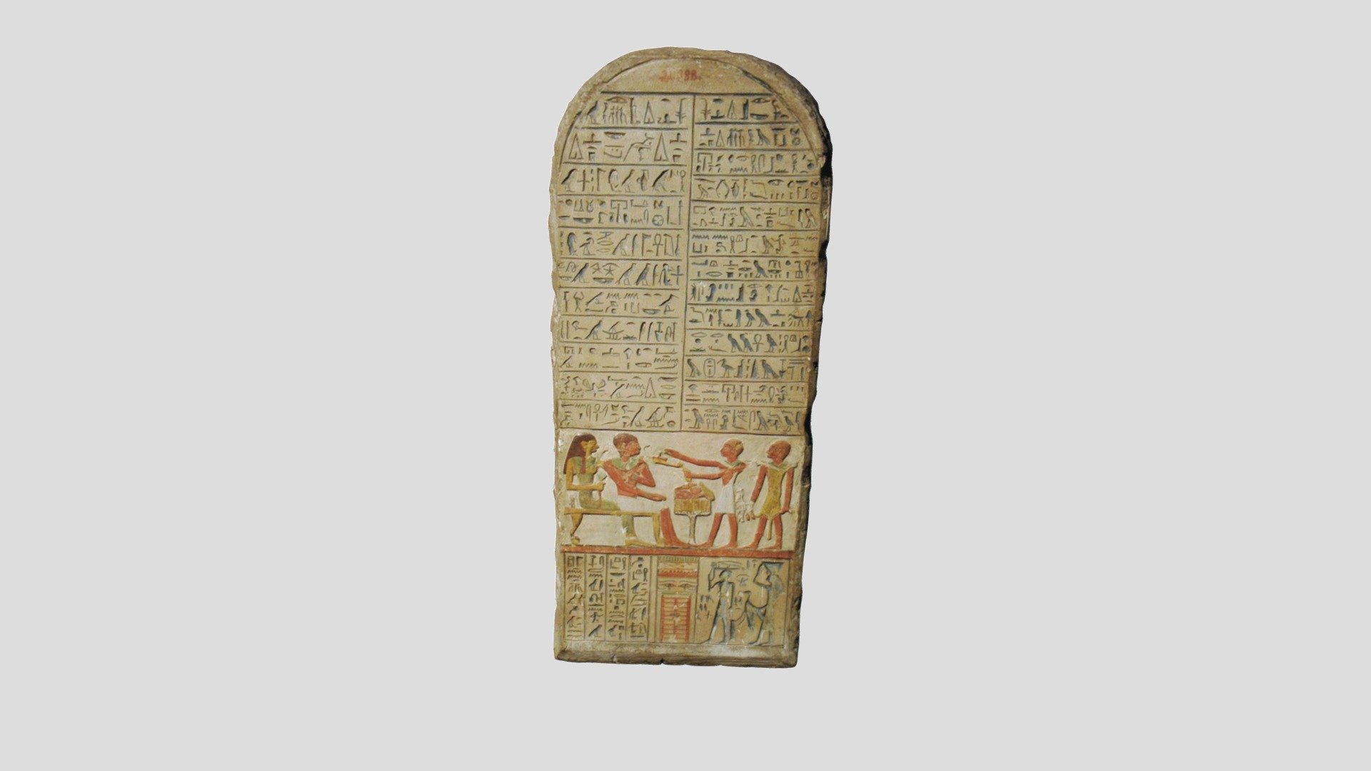 30 Stela of Nemtyemhat - Download Free 3D model by artseteaching ...