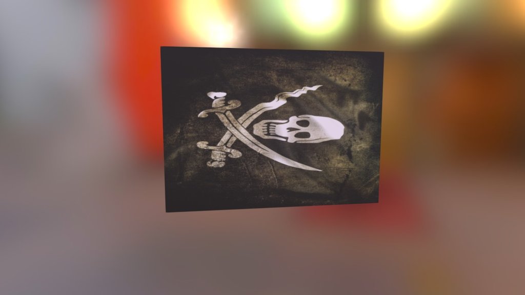 Pirate flag - Download Free 3D model by jcamillo2017 [8c31482] - Sketchfab