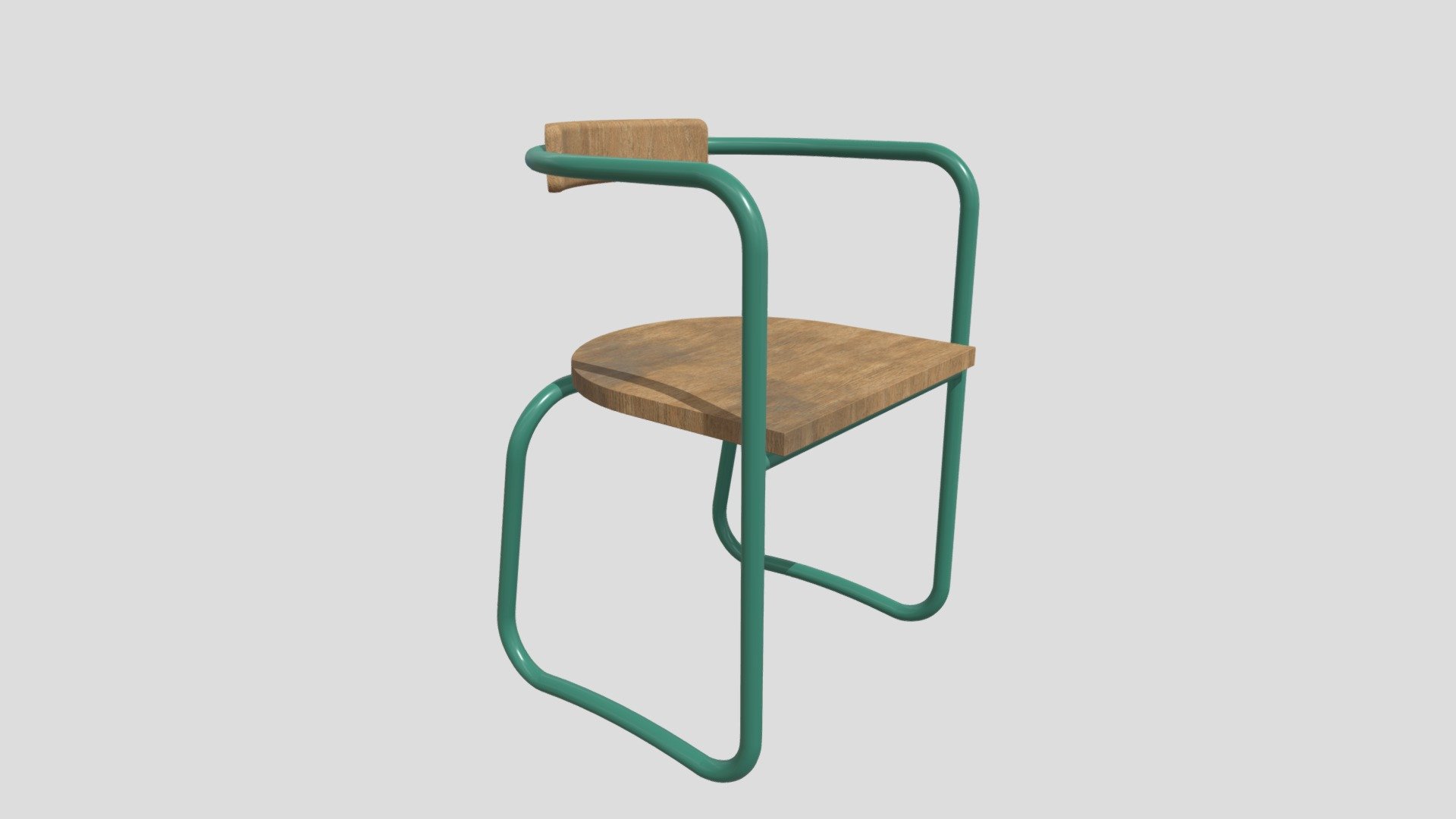 Tubular chiar by Terragni - Download Free 3D model by ltwid (@ltwid3D ...