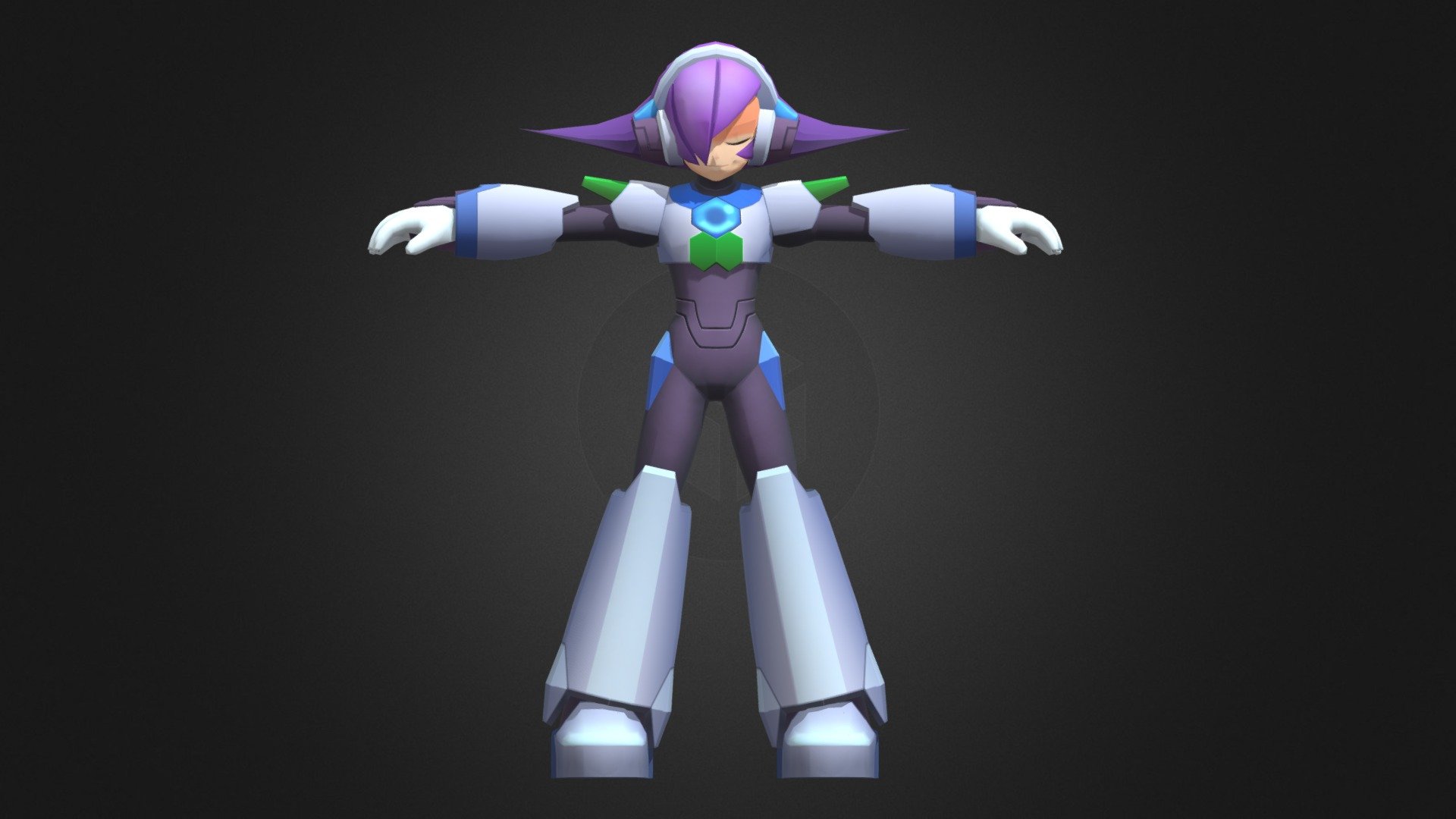 Megaman X Dive (MMX8) Lumine - Download Free 3D model by lucianone ...