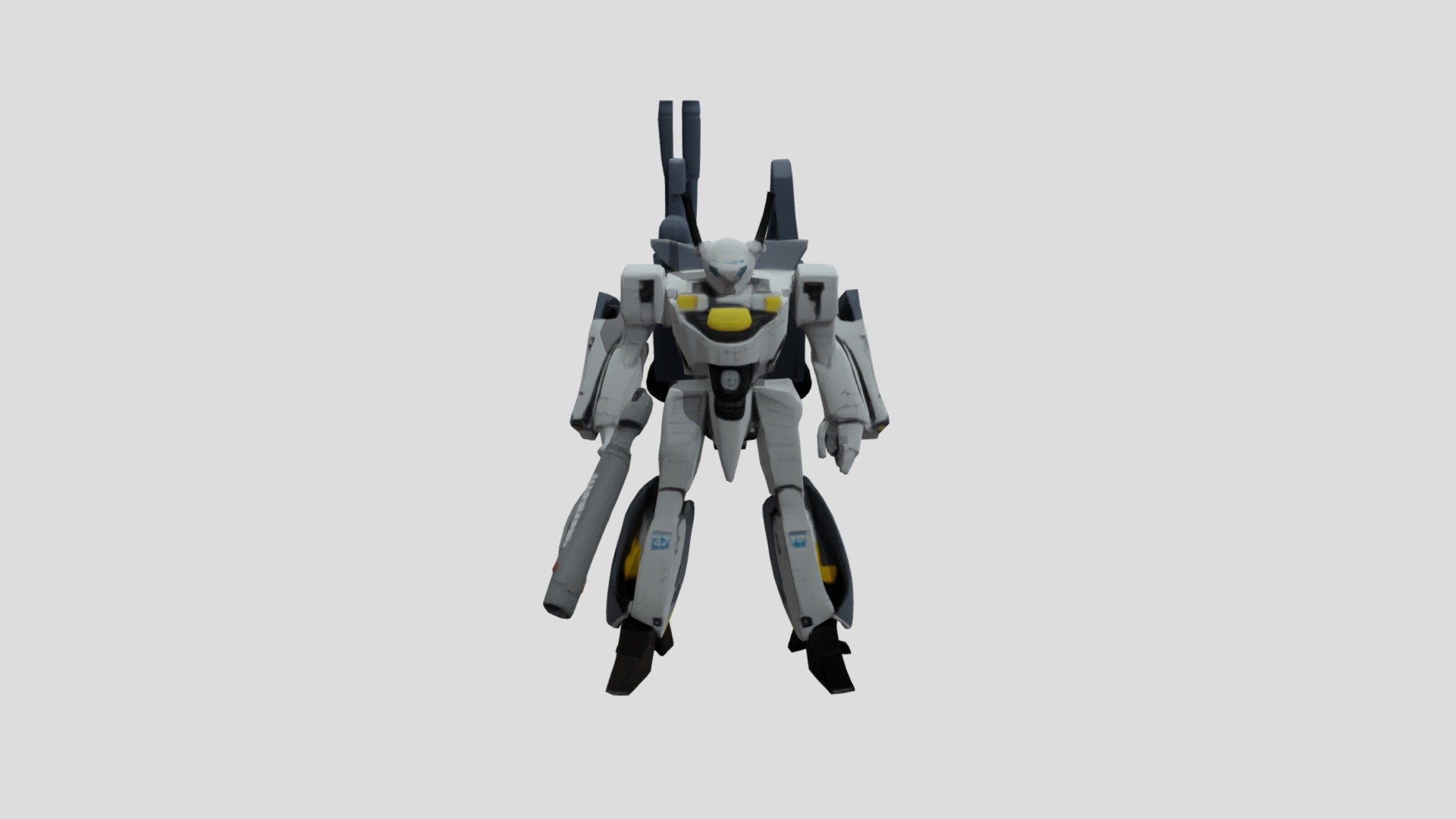 Macross VF-1s Valkyrie Battroid Mode - Download Free 3D model by ...