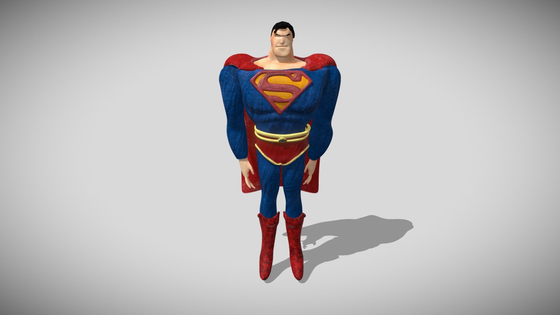 SUPERMAN MODEL - Download Free 3D model by MarcPalazon [8c389b3 ...