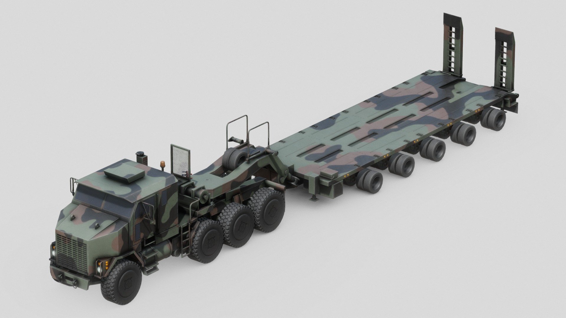 M1070 Heavy Equipment Transport - 3D model by Mateusz Woliński ...