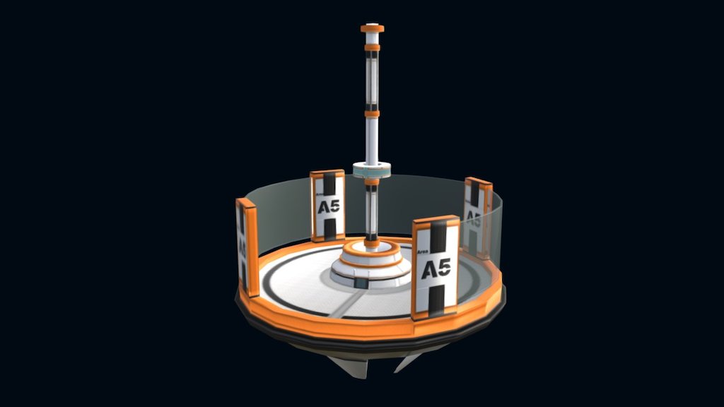 Sci-Fi Drop Tower - 3D model by RishabhR [8c3aa8a] - Sketchfab