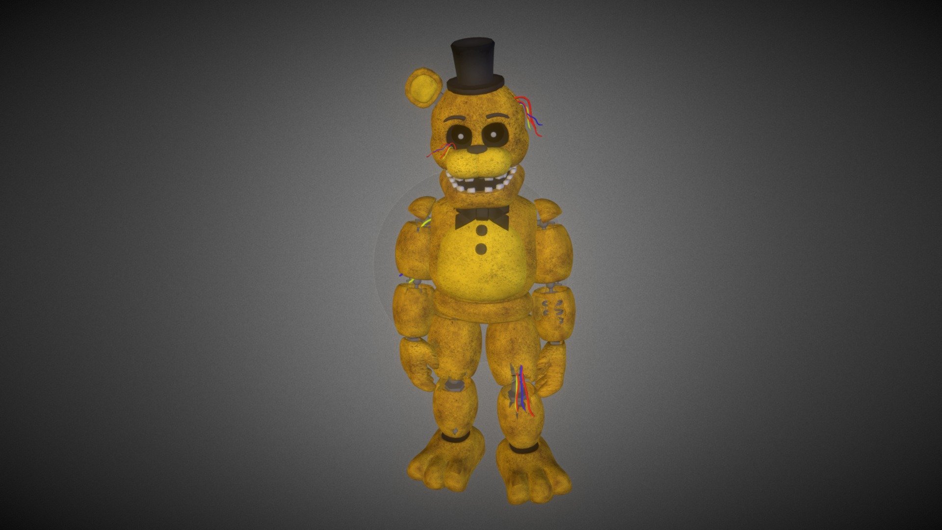 Withered Golden Freddy Idle | Idie Anim - Download Free 3D model by ...