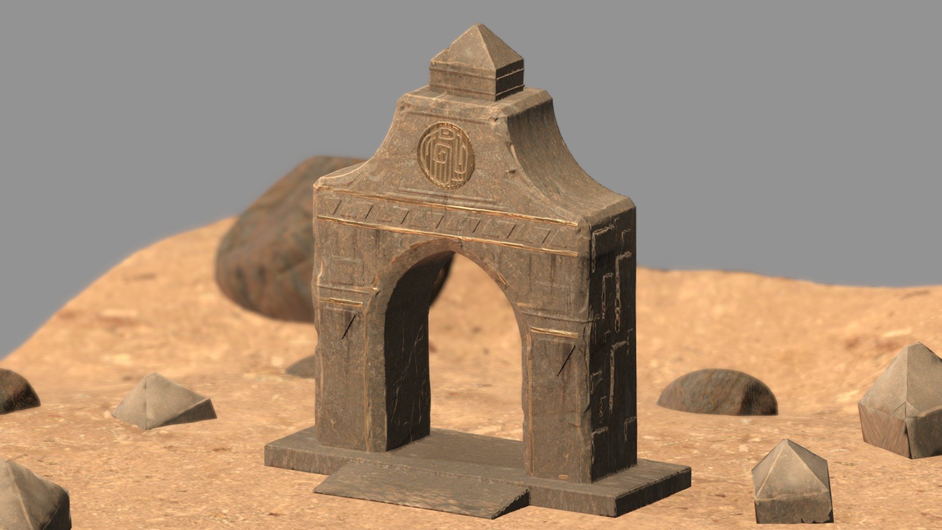 Old Gate - 3D model by sebel (@sebelz) [8c3d9c8] - Sketchfab