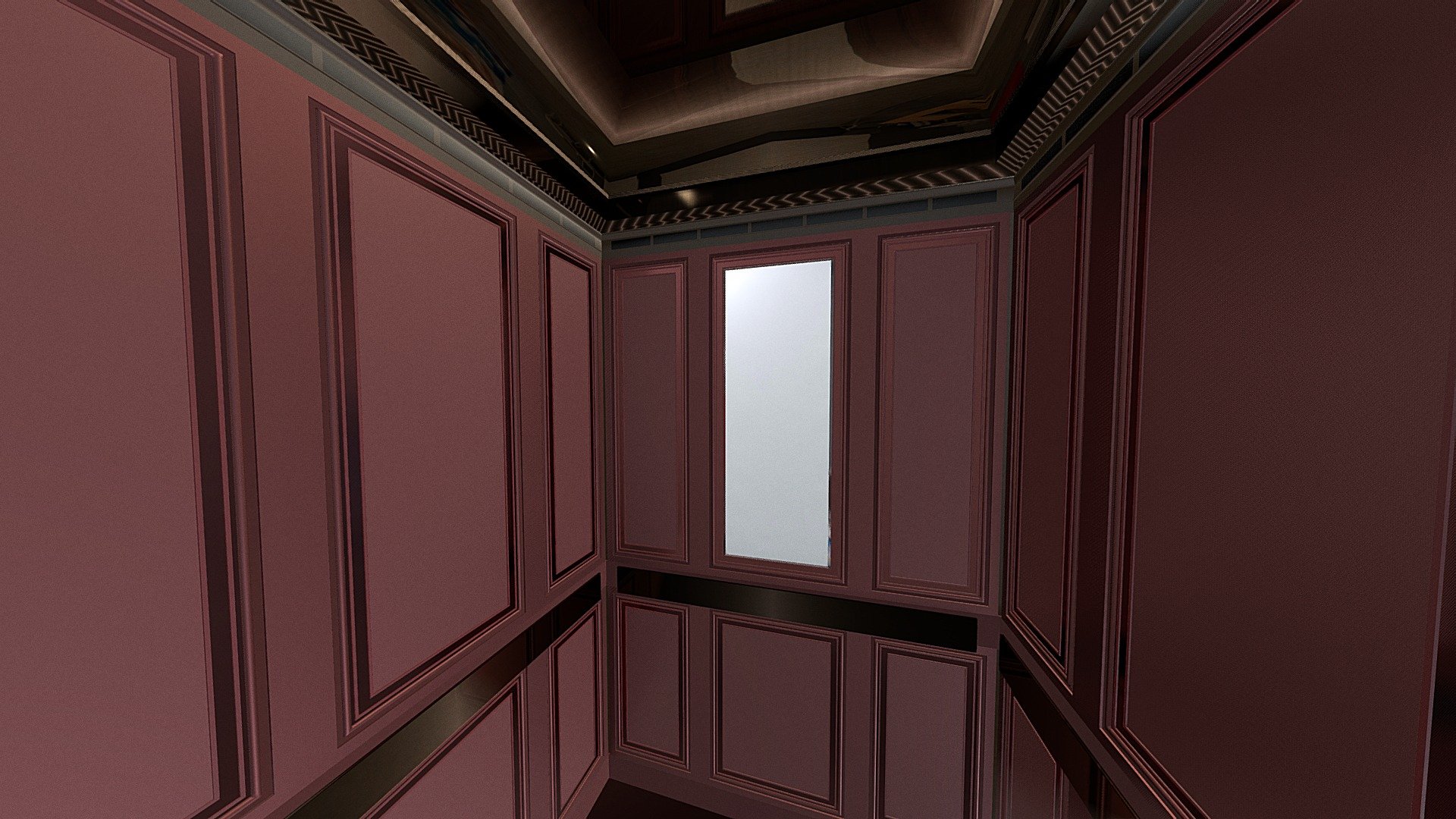 Burgundy Dome Ceiling - 3D model by Josh Nelson (@jnkmdesign) [8c3ea41 ...