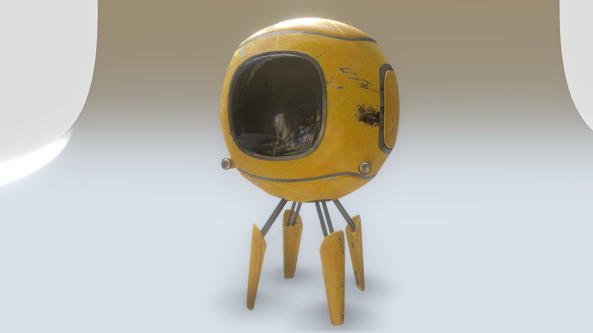 Quadropod Vehicle - Download Free 3D model by earthenticbotha [8c415e1 ...