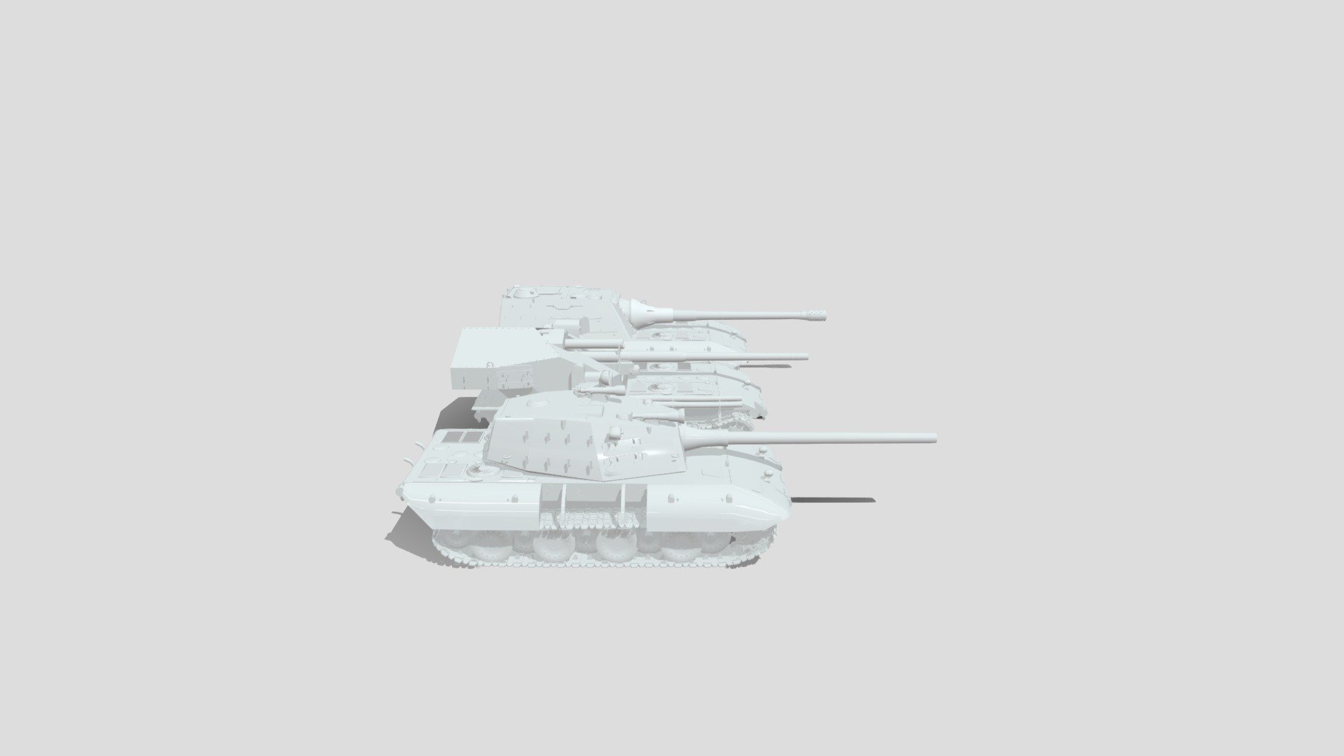 E-100 tanks - 3D model by Rudy (@Ascanium) [8c41dd2] - Sketchfab