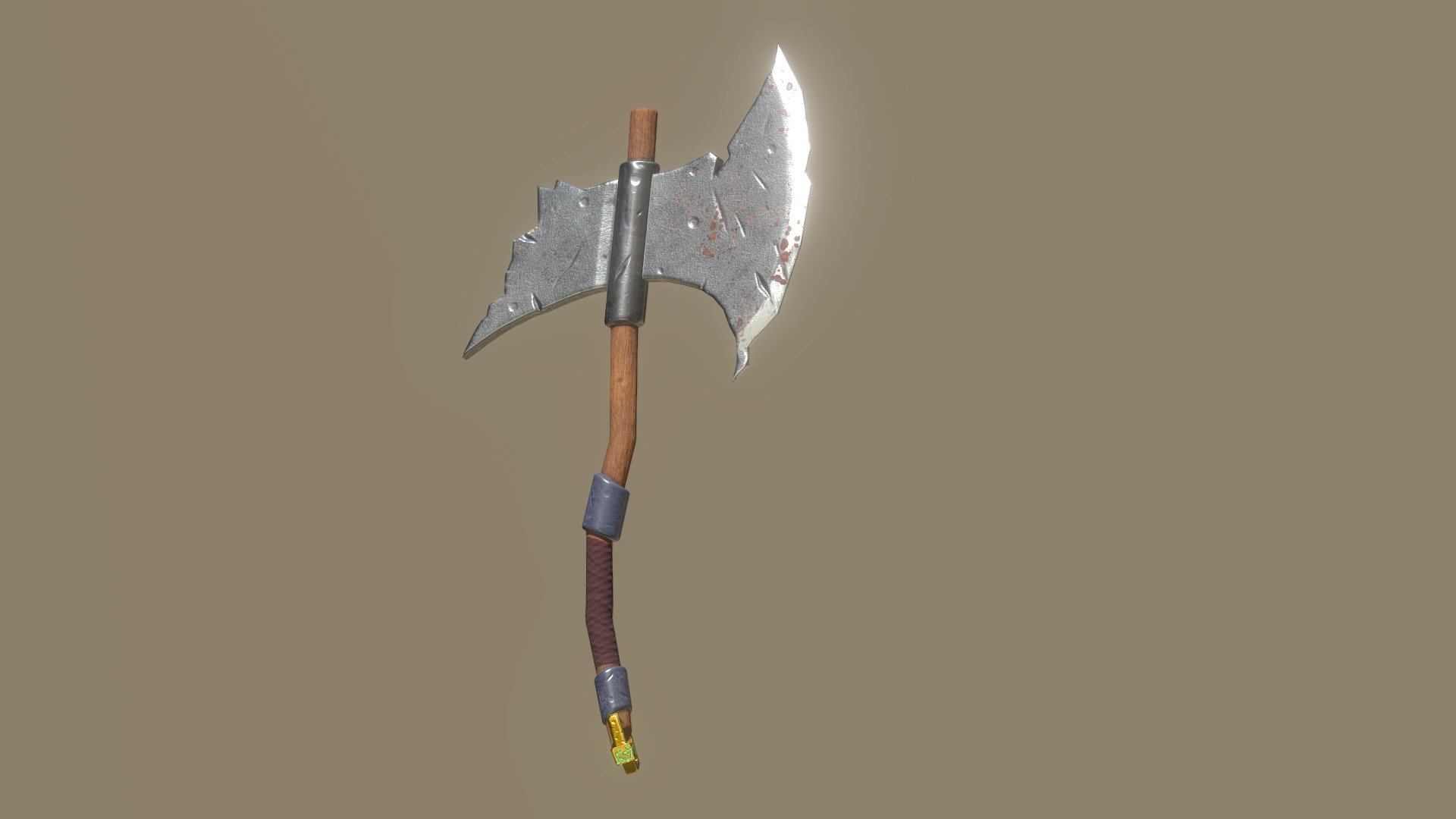 D&D Battle Axe - 3D model by Stephany_R_Wilson (@Stephany_Wilson ...