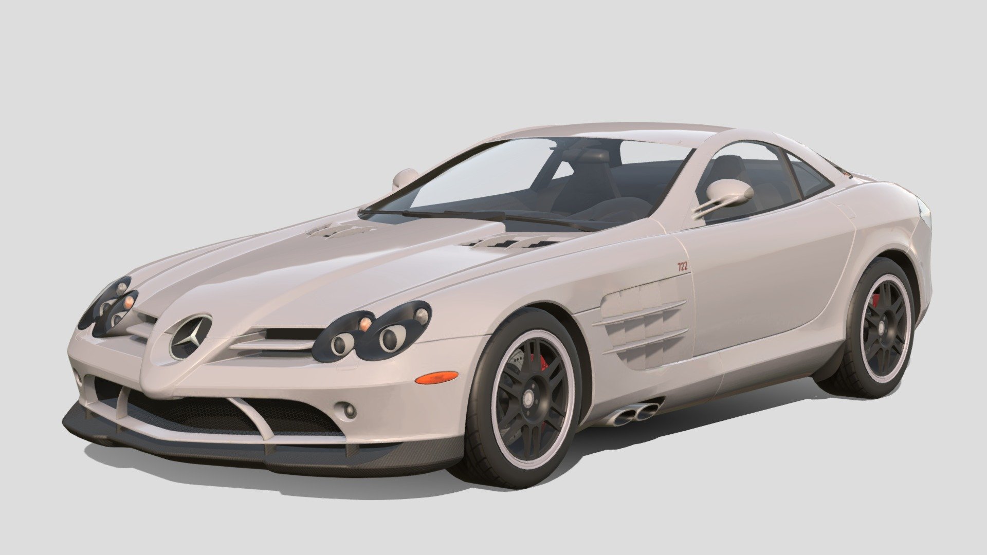 2006 Mercedes-Benz SLR McLaren 722 - Download Free 3D model by OUTPISTON [8c45dda] - Sketchfab