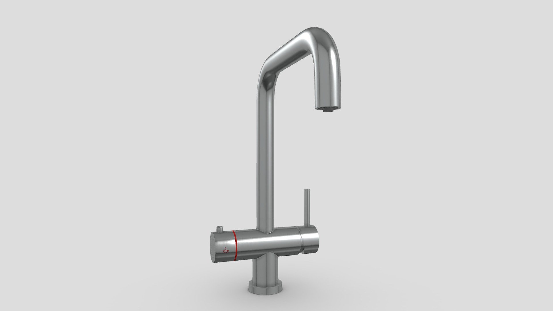 Tap Square RVS - 3D model by 360Fabriek [8c4a908] - Sketchfab