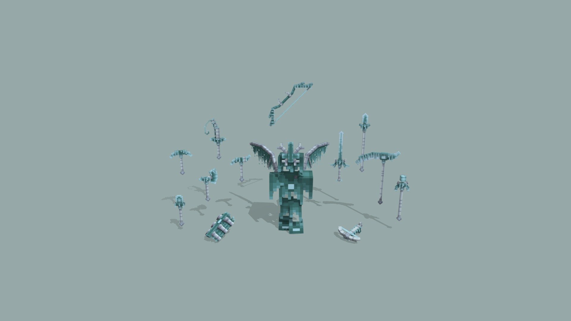 Winter Stray Animated Weapon & Tools Pack! - 3D model by MeeMeChu [8c4bbfa] - Sketchfab