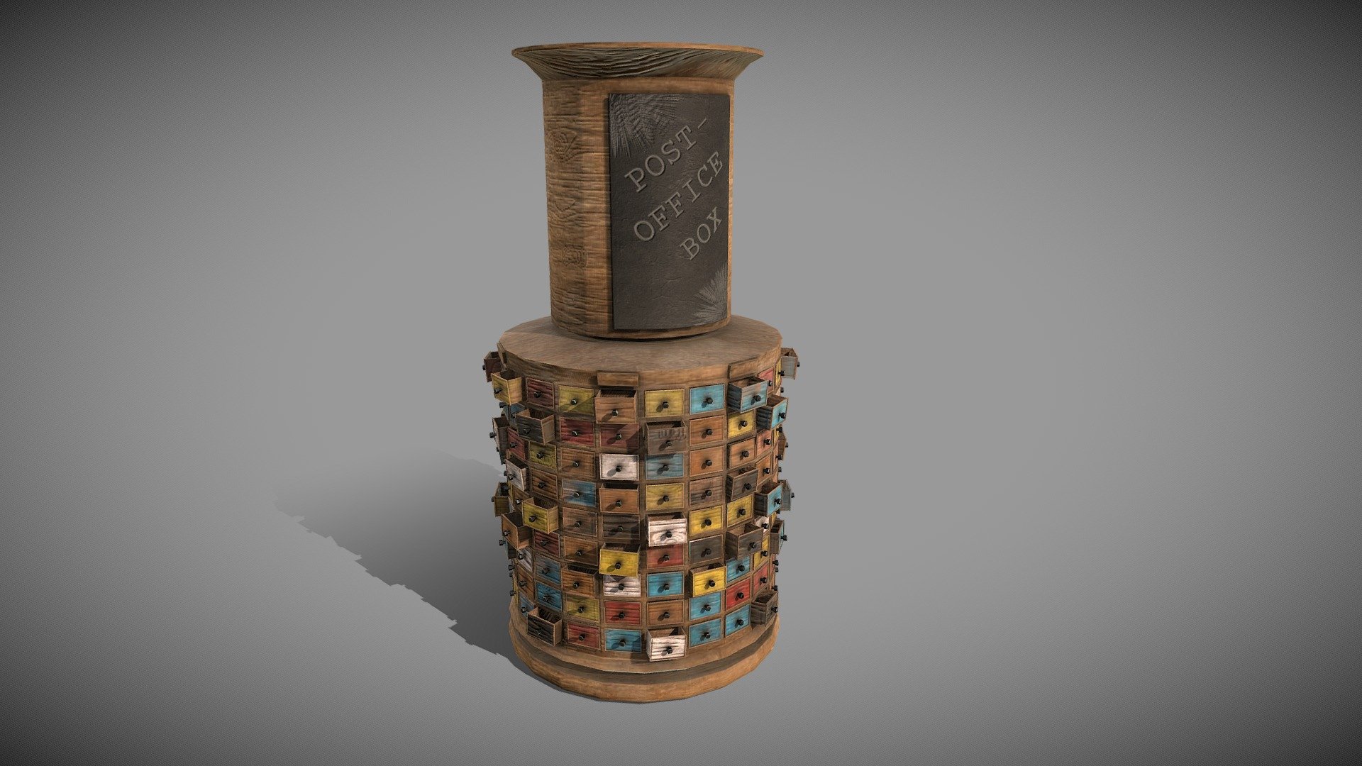 Old / Post - Office Box - Download Free 3D model by gozdemrl [8c4d24d ...