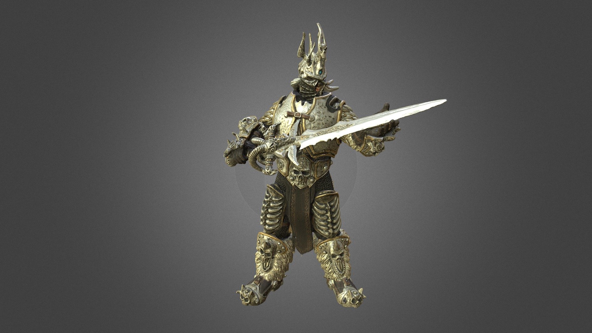 Scanned "Lich King" Figure (World of Warcraft) - 3D model by 3Digify ...