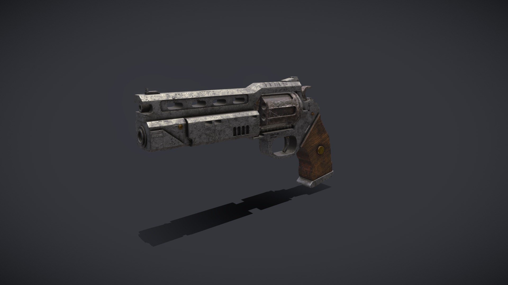 Game Ready Revolver - Download Free 3D model by Rson (@DimanRson ...