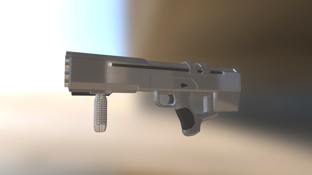 6 barrel gun - 3D model by adamcool21 [8c50054] - Sketchfab