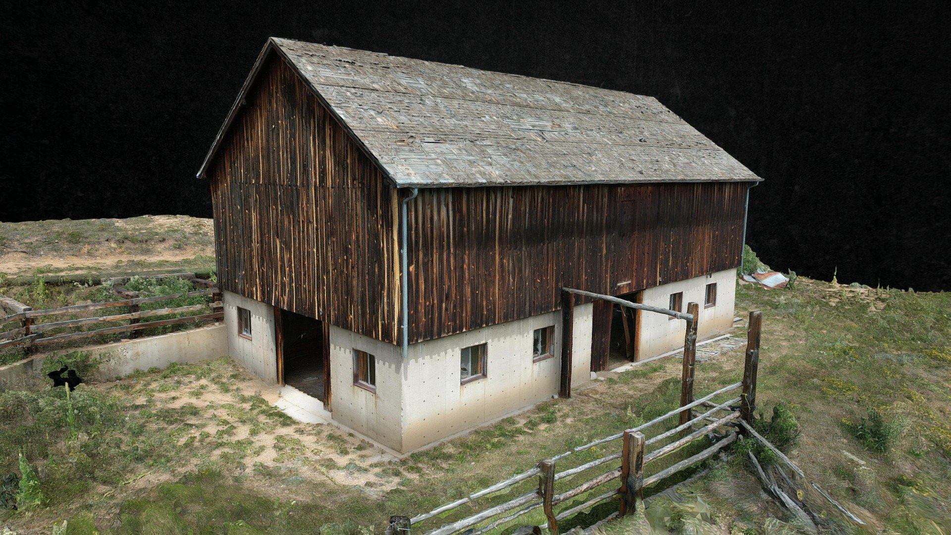 The Reynolds Ranch Barn - Download Free 3D model by Michael.Lohr ...