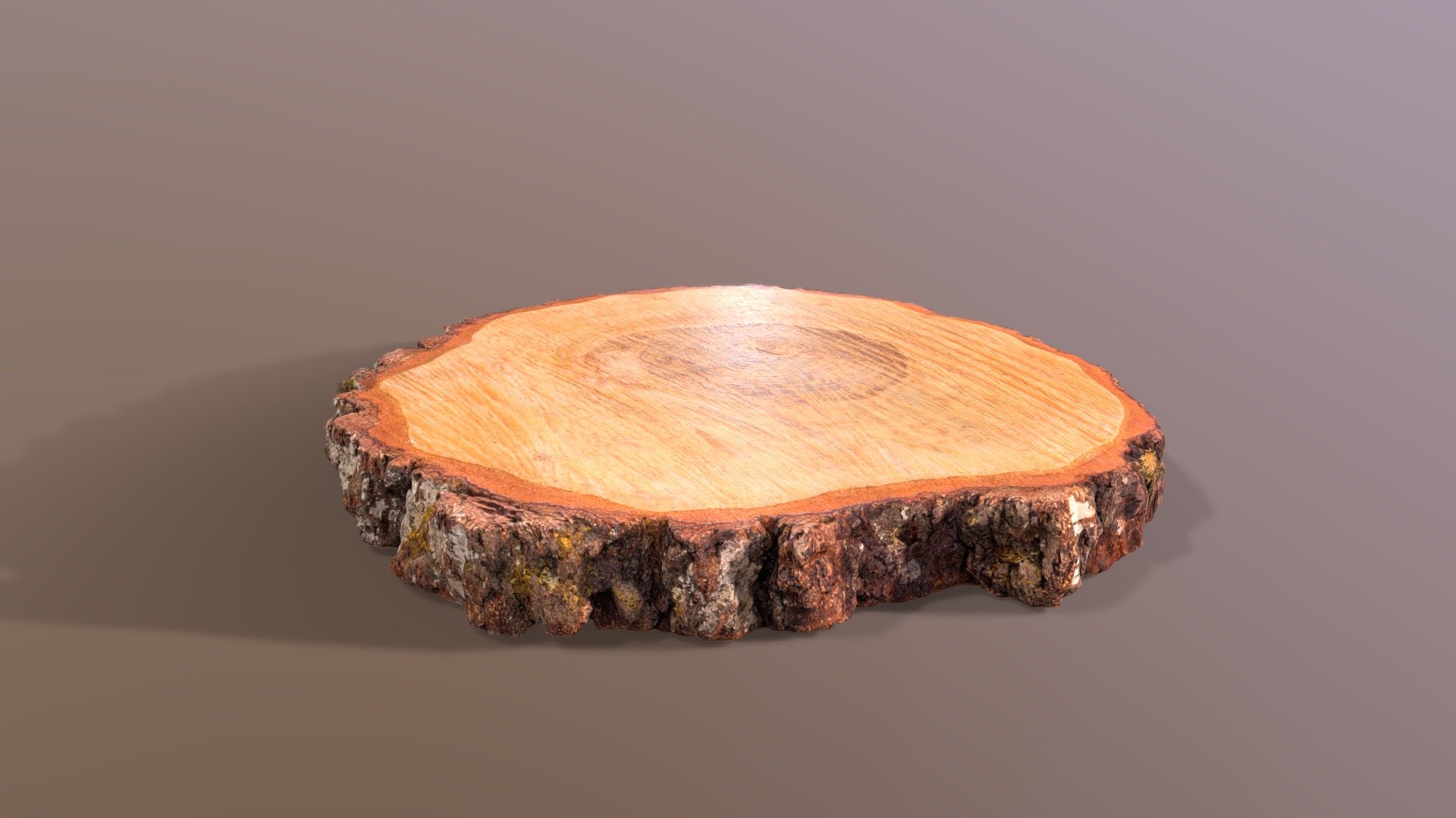 Wooden Log Slice Wedding Cake Stand - Buy Royalty Free 3D model by ...